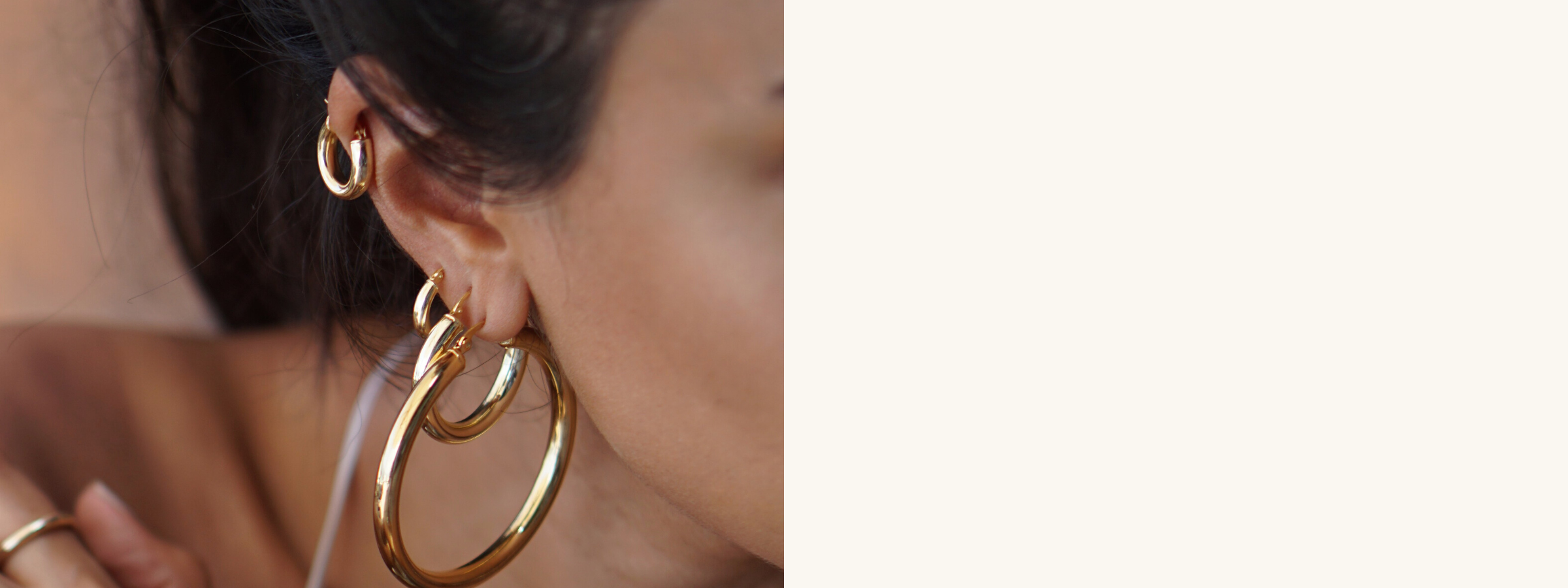 Women's Hoop Earrings in Gold and Silver | PRYA