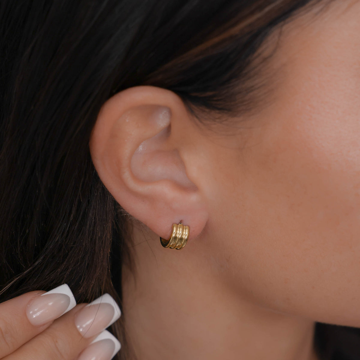 Rayna Mini Earrings | Small Hoop Earrings | PRYA Jewellery