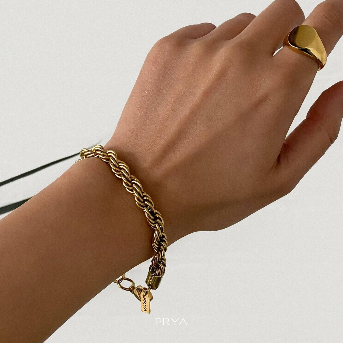 Rope Chain Bracelet | Gold Bracelet | Silver Bracelet | PRYA