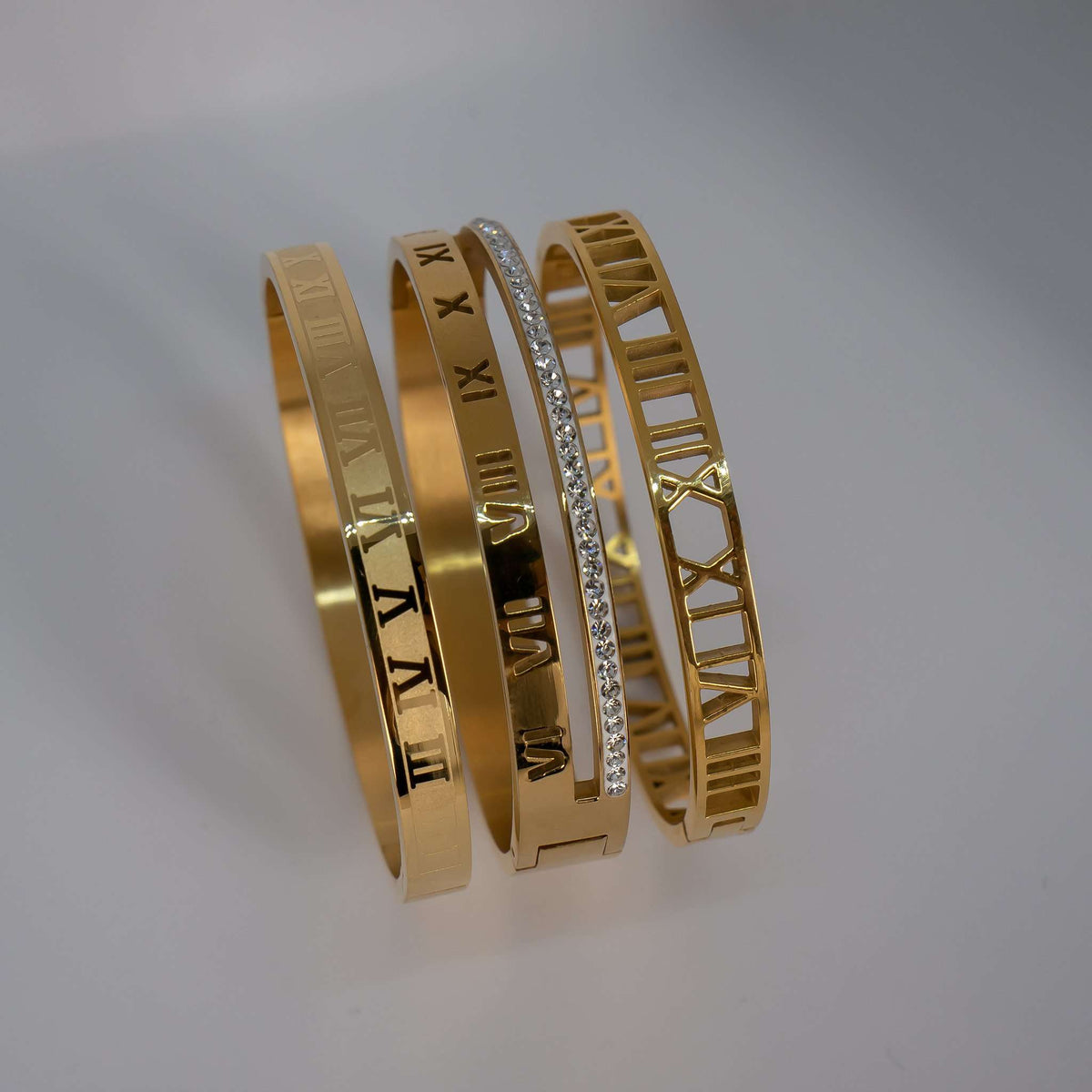 Numeral Bracelet - Women's Roman Bangle - PRYA Jewellery